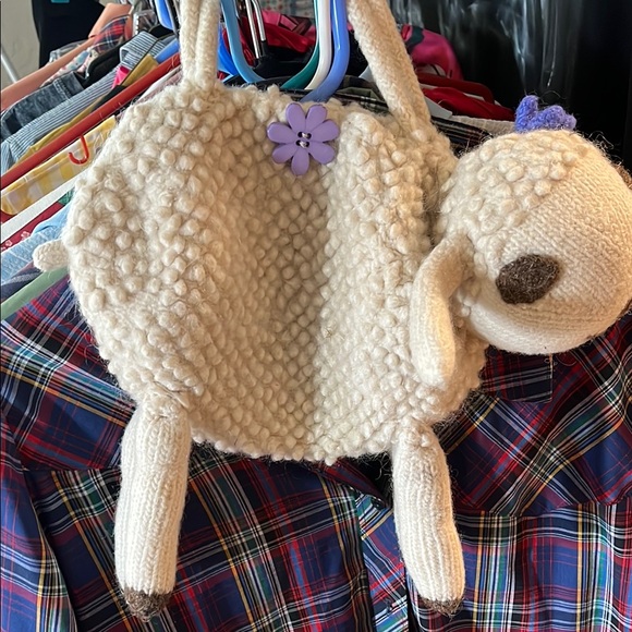 Accessories | Adorable Cream Sheep Kids Bag | Poshmark